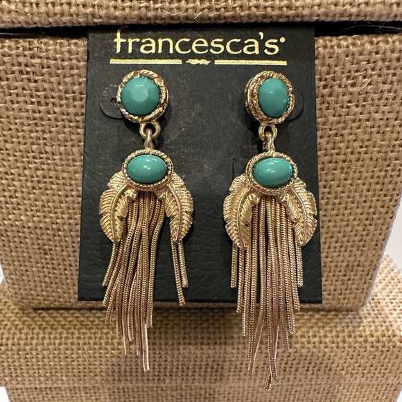 Francesca's Collections | Jewelry | Nwt Francescas Earrings Gold Tone ...